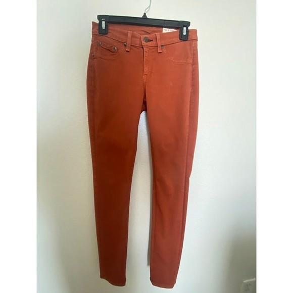 rag & bone | Pants & Jumpsuits | Rag Bone Jeans The Skinny In Orange ...